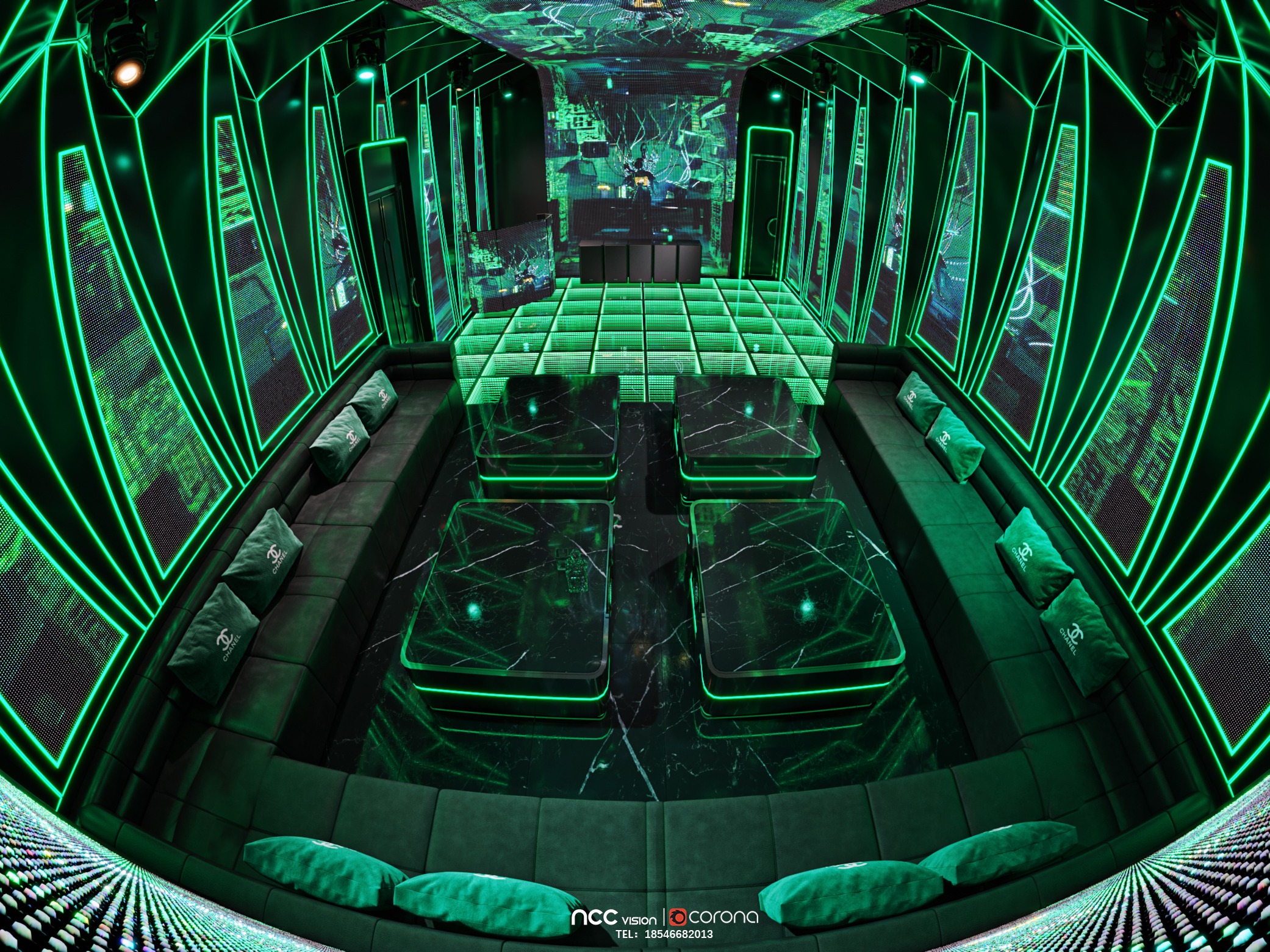 KTV包厢 _CGI_OneD-站酷ZCOOL