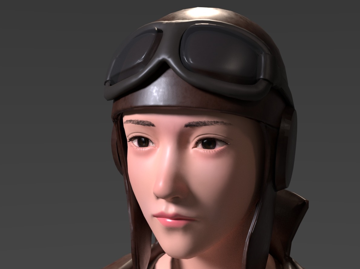 女飞行员_眼罩2333333-站酷ZCOOL