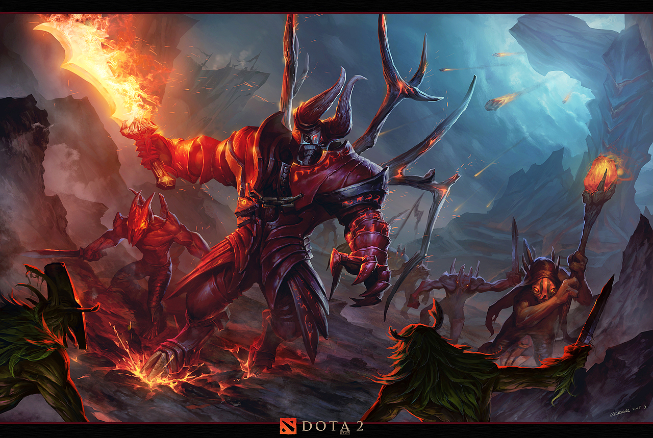 DOTA2插图1_Dong丞Cheng-站酷ZCOOL