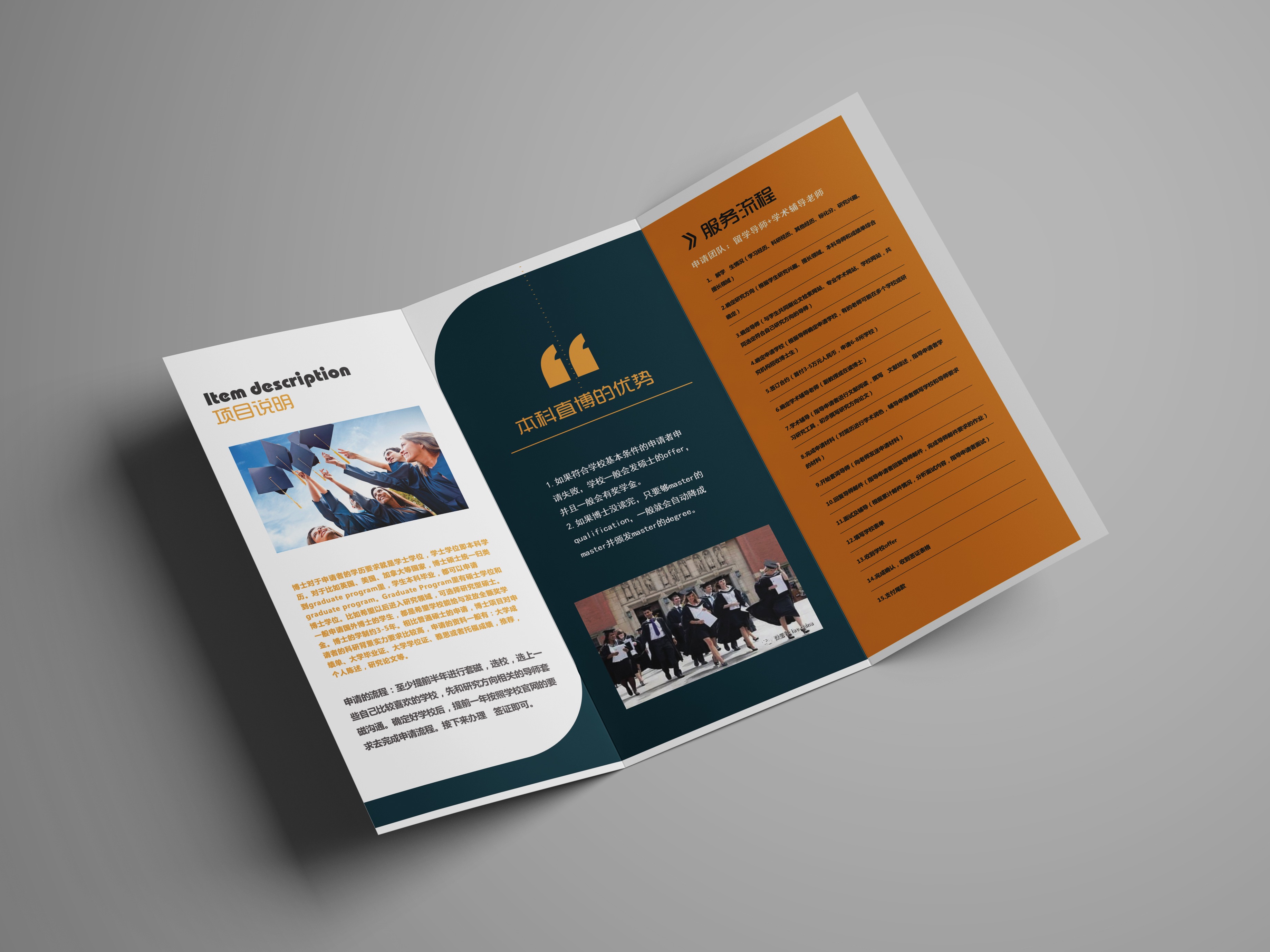 教育培训类三折页_Ana米-站酷ZCOOL