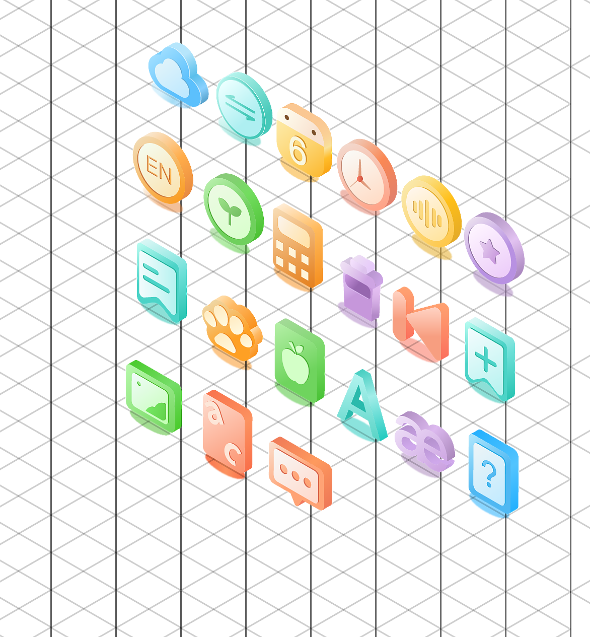 2.5d图标设计总汇_冥之空幻想-站酷ZCOOL