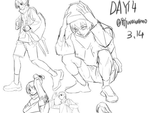 #速写60天挑战赛#Day14@速写班长_wawamo-站酷ZCOOL