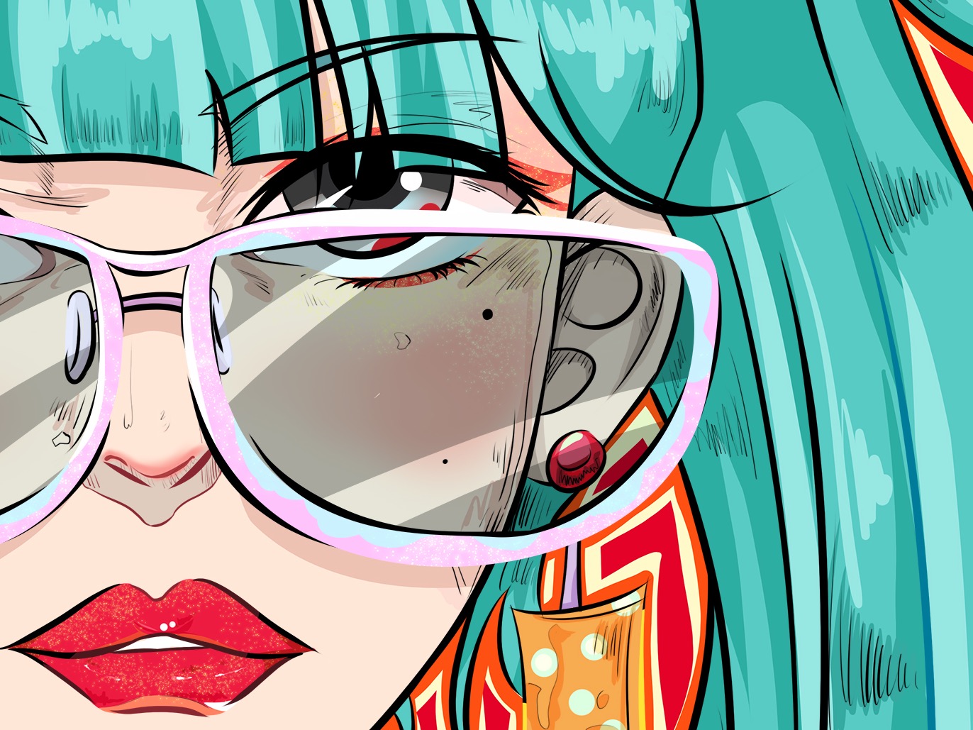 眼睛女孩_糖醋Tang-站酷ZCOOL