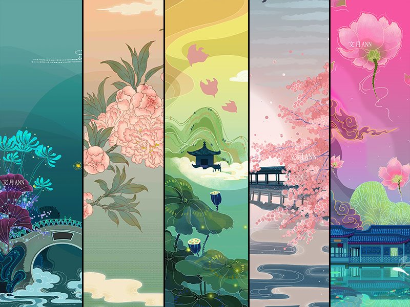 江南好系列第三辑_文月Ann-站酷ZCOOL