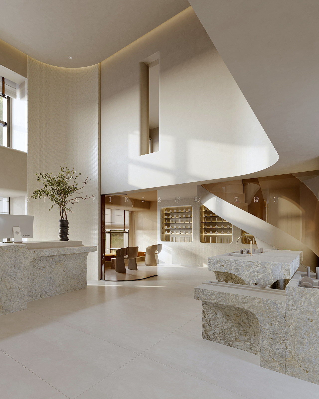 护肤中心---CR渲染_小凡__形影视觉-站酷ZCOOL