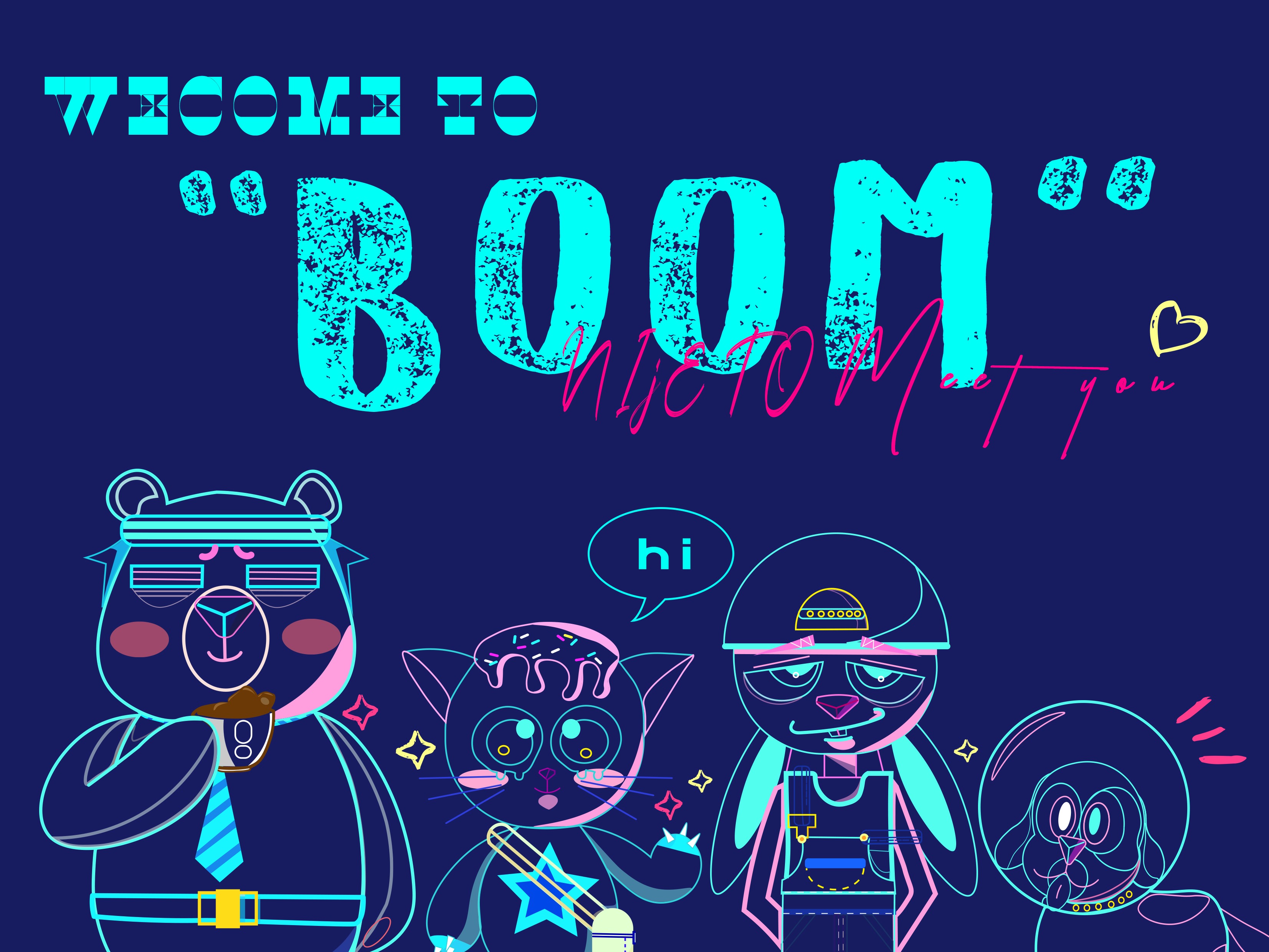 BOOM品牌形象设计_jcoolxxx-站酷ZCOOL