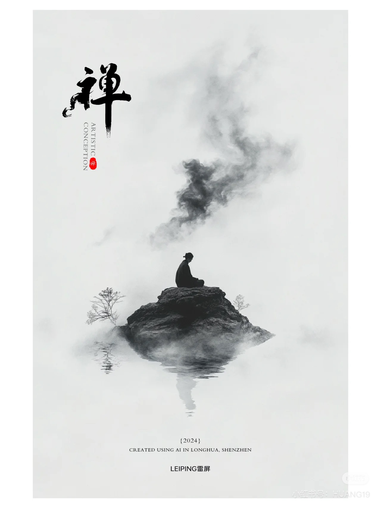 意境水墨2｜中国风｜禅意_雷屏-站酷ZCOOL