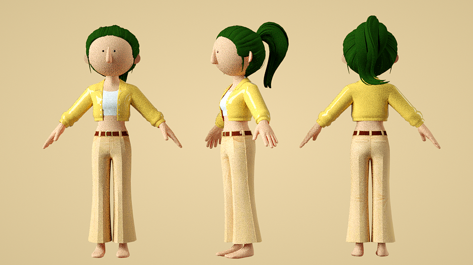 C4D IP 角色设计 _小姨妈123-站酷ZCOOL