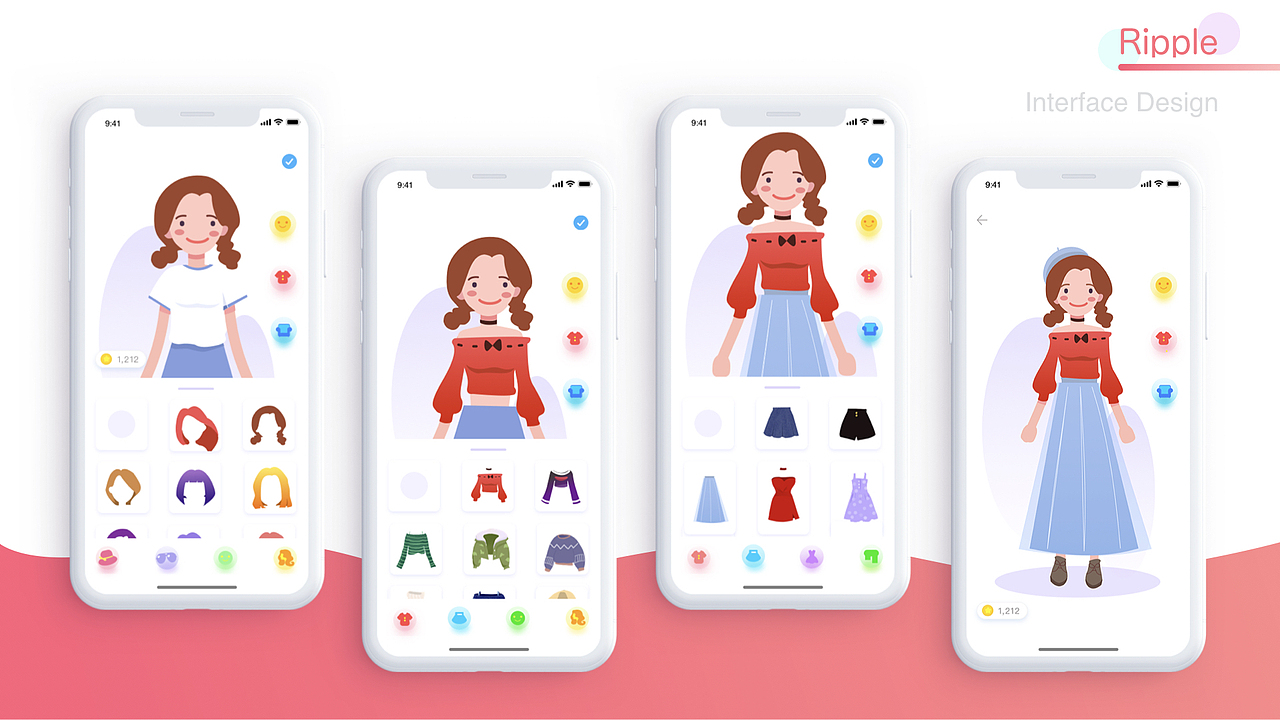 Ripple兴趣社交APP|UI|APP界面|Sue54_原创作品-站酷ZCOOL