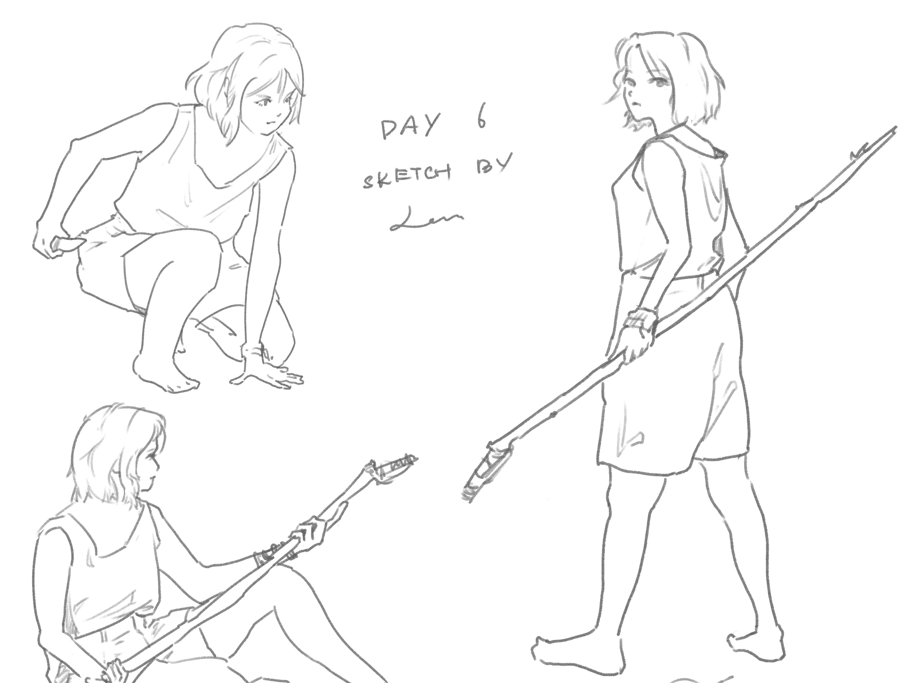 速写60天挑战 day6_雪伦Sharon-站酷ZCOOL