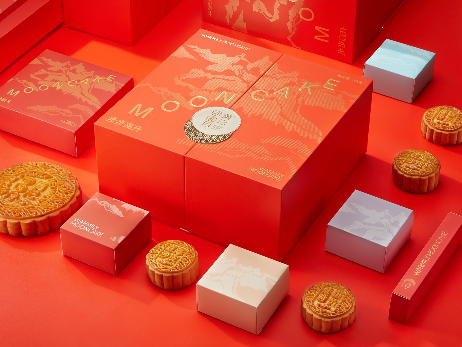 黄记团圆月 Warmily Mooncake_潘与潘品牌设计-站酷ZCOOL