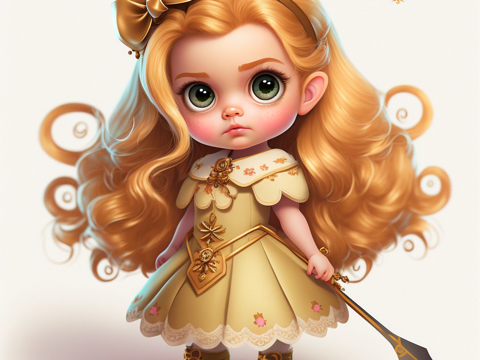 金发萝莉的枕边童话_布布卡卡boom-站酷ZCOOL