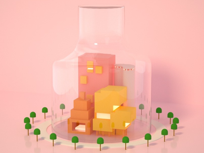 C4D习作_Jessica_cai-站酷ZCOOL