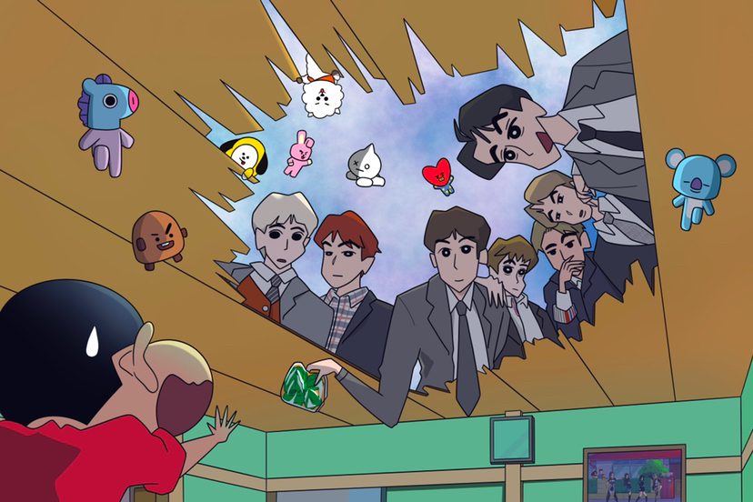 bts加入小新宇宙_久申-站酷ZCOOL