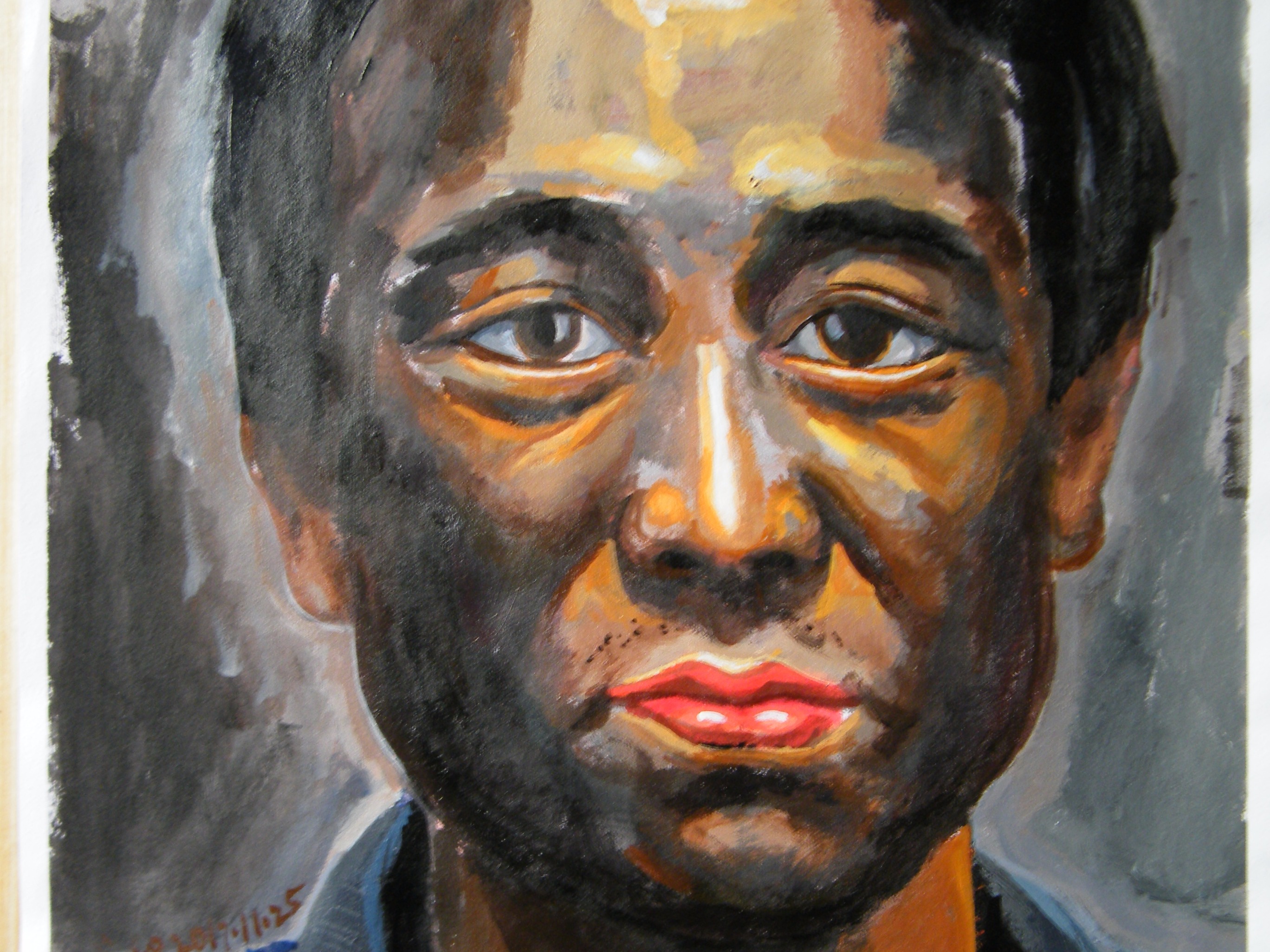 《异彩——师者》纸本丙烯，四开，叶成和_叶成和-站酷ZCOOL