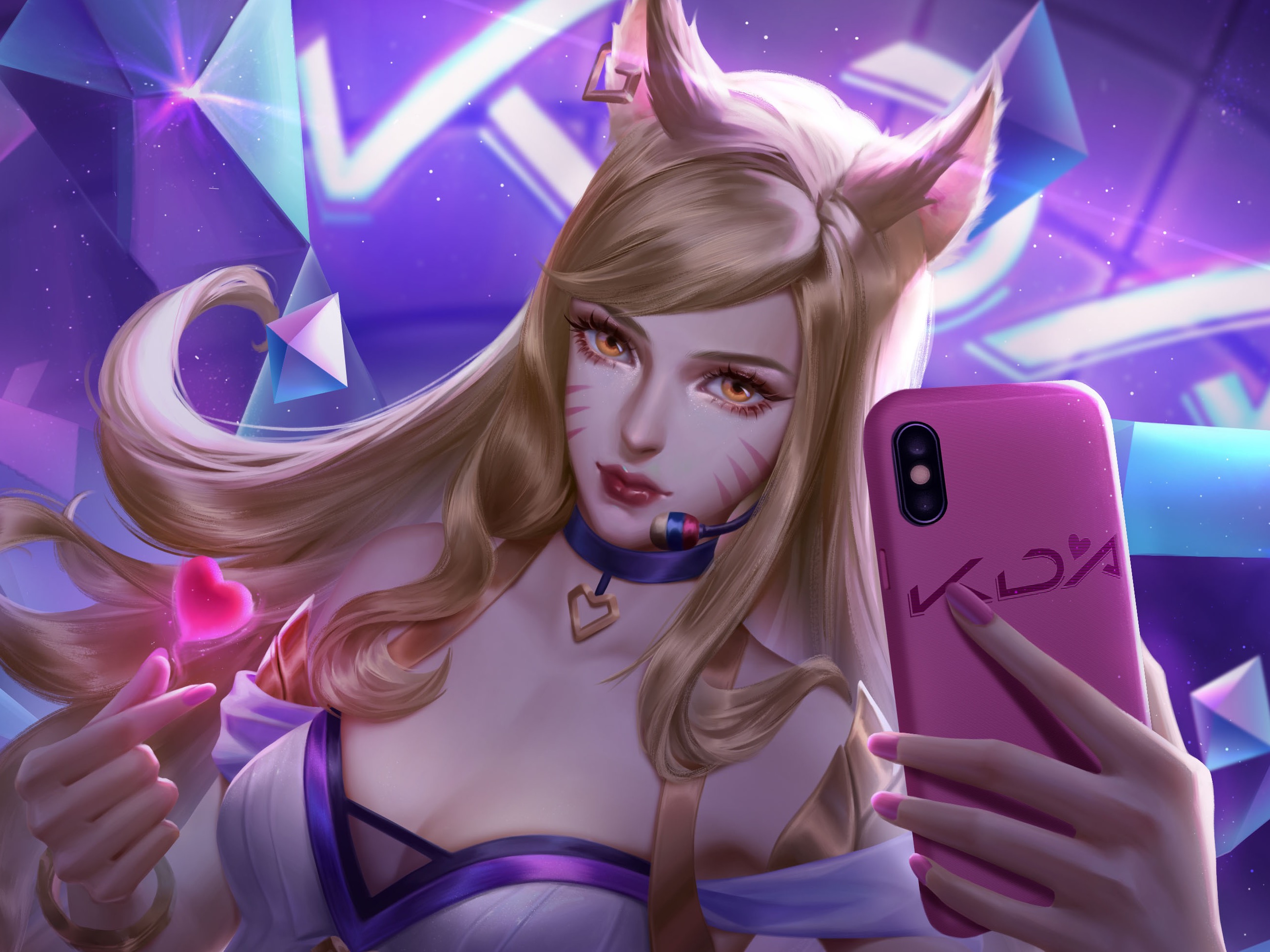 lol同人-kda阿狸 伊芙琳_syn旖旎-站酷ZCOOL