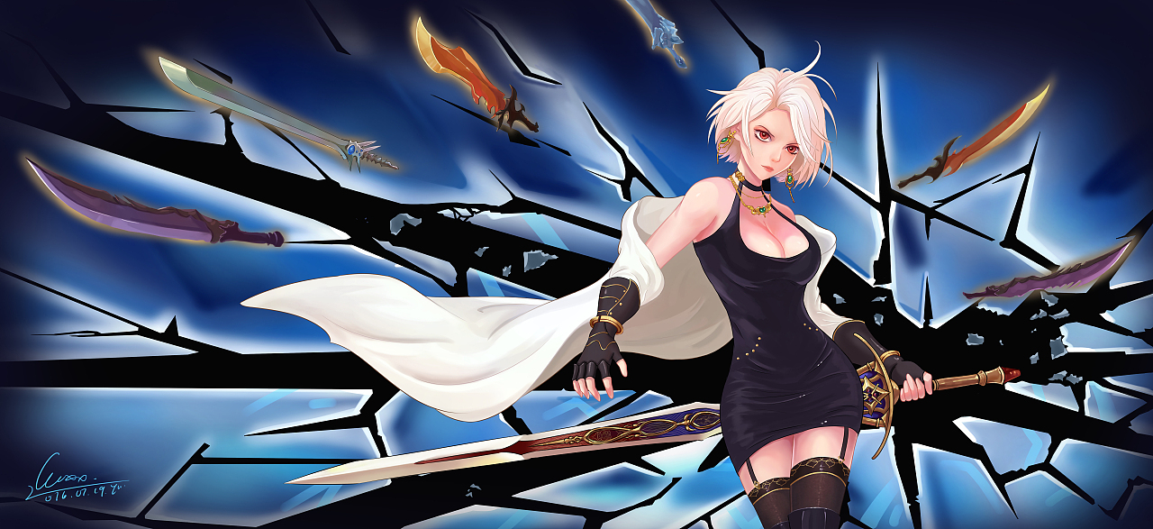 dnf女鬼剑士_x冬月x-站酷ZCOOL