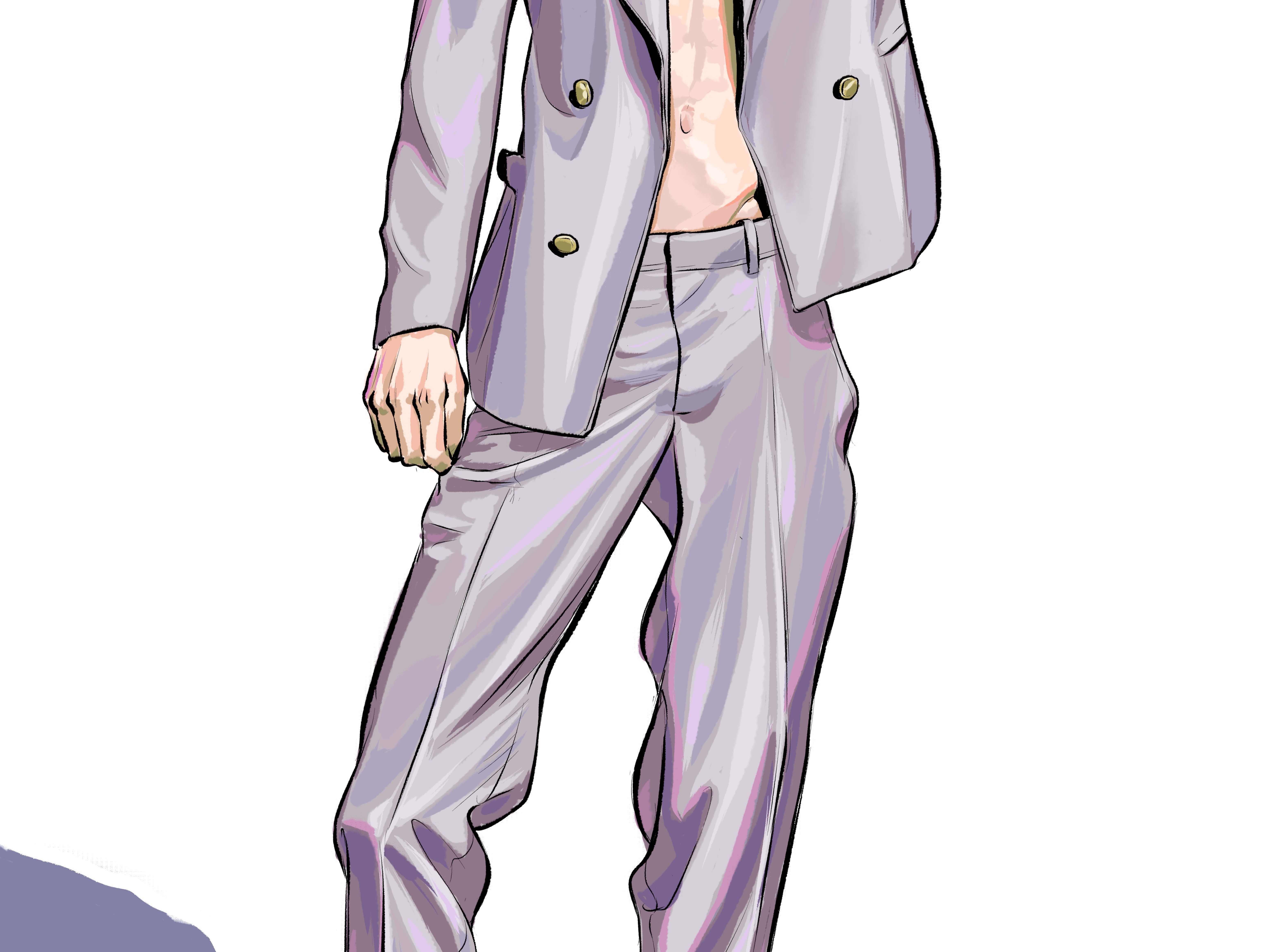 ipad绘画速涂——绘画步骤视频和日常作品_Tyler田-站酷ZCOOL