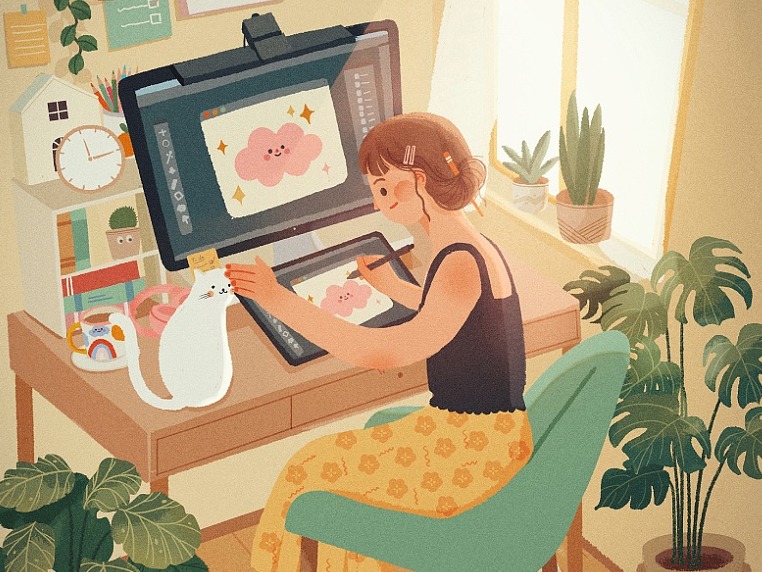 近期插画练习_荷米Hemi-站酷ZCOOL