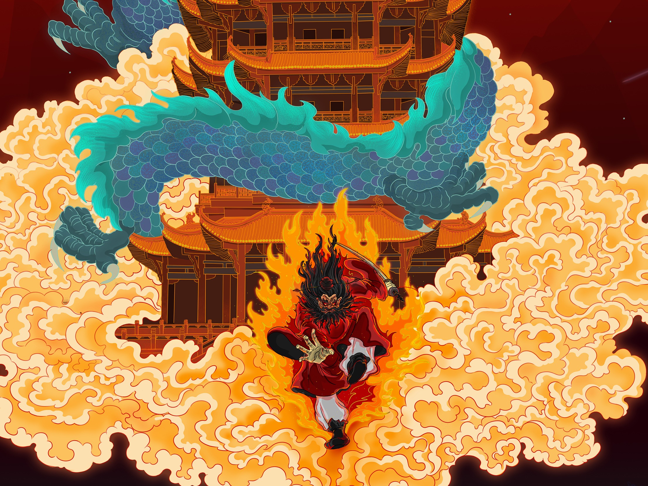 战“疫”_文月Ann-站酷ZCOOL