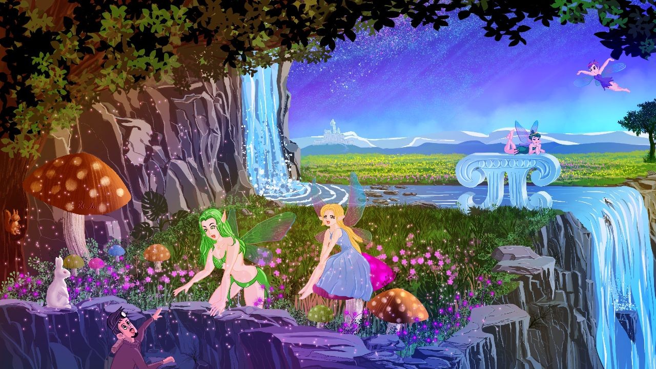 茶π的美好世界插画大赛_rc_lee-站酷ZCOOL