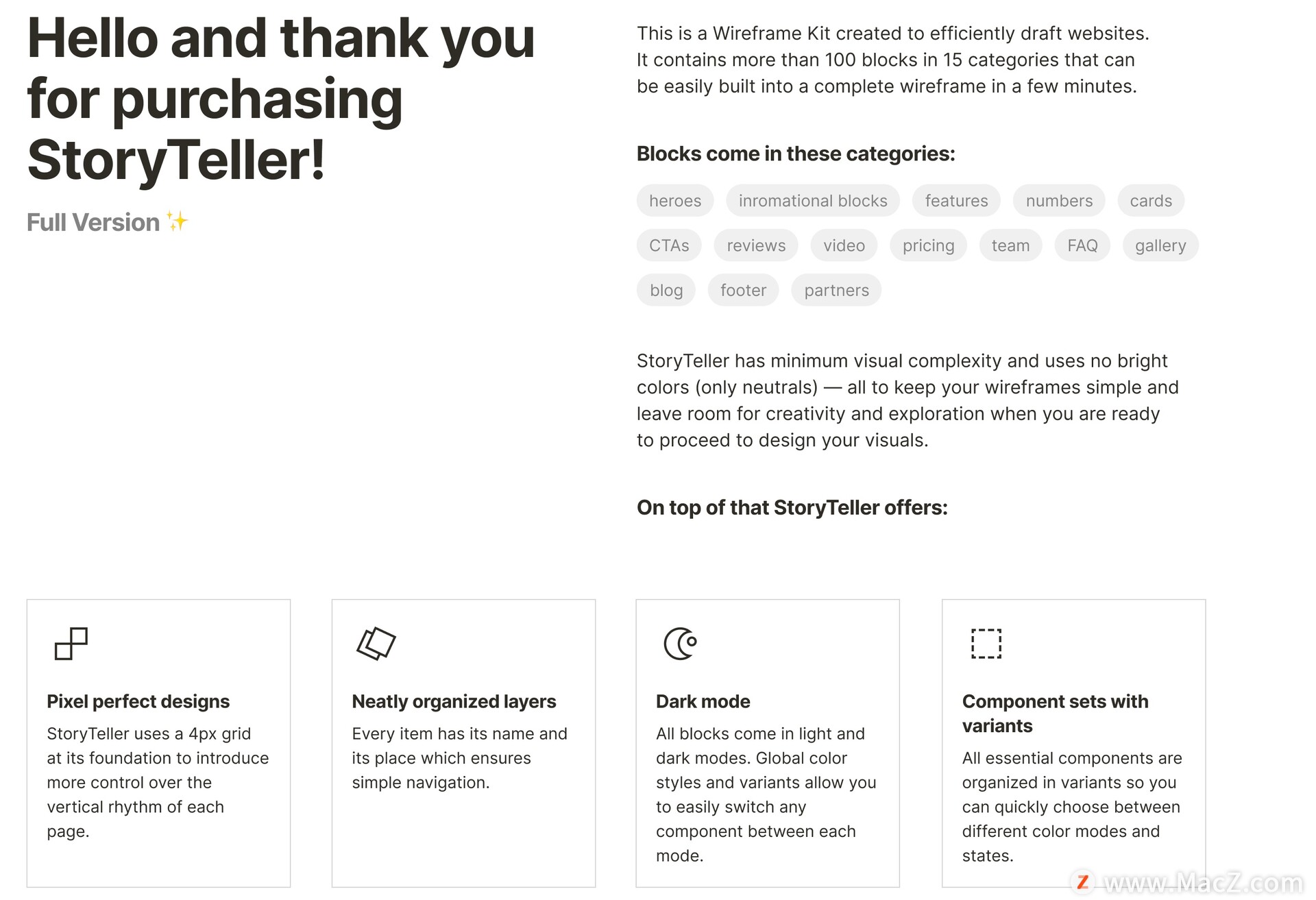 15大类Figma 自适应通用线框套件_许愿不灵-站酷ZCOOL