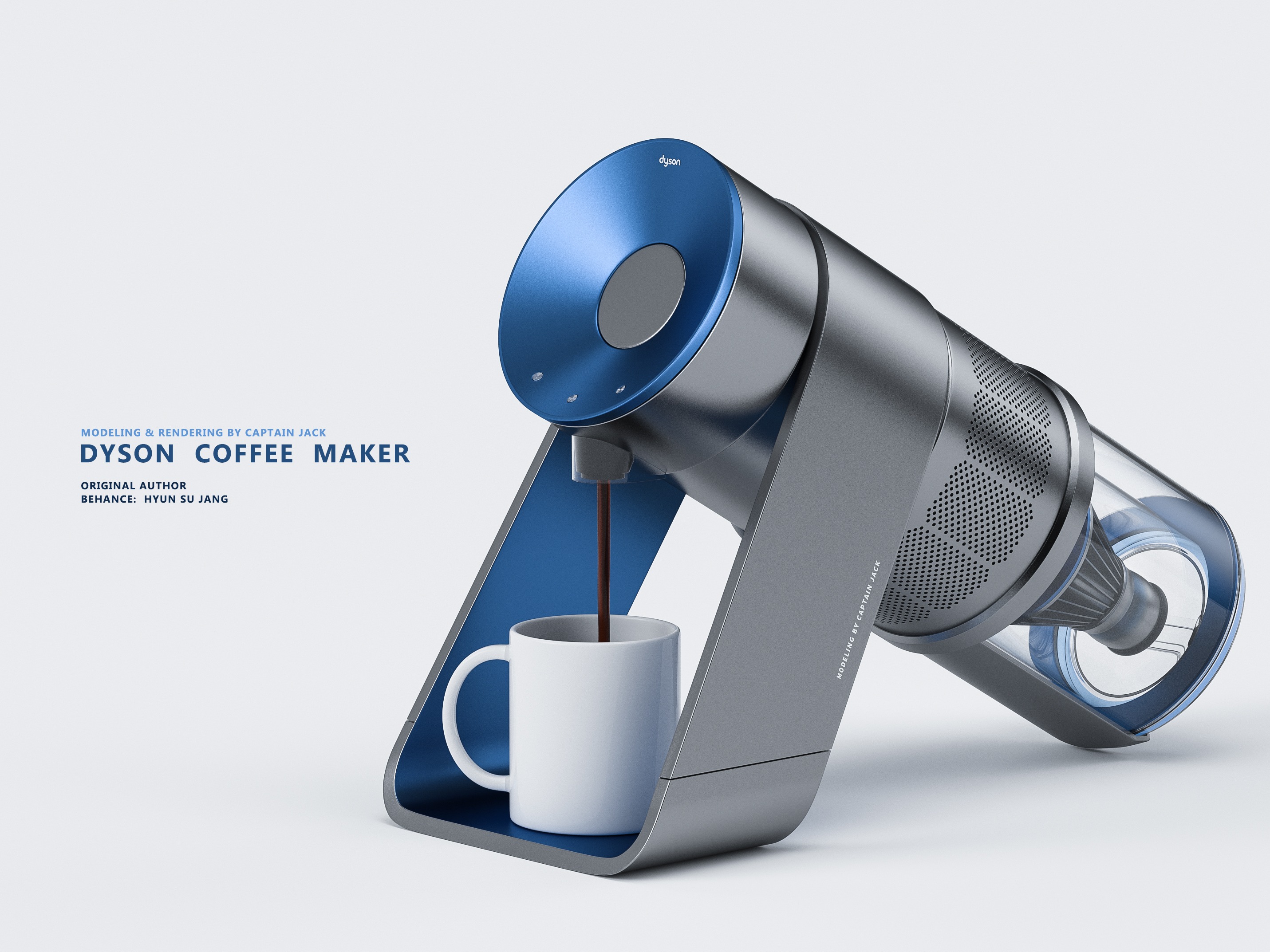 产品表现——Dyson coffee maker_杰克船长JK-站酷ZCOOL