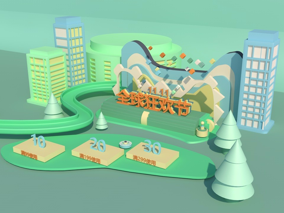 C4D_小乔妹妹-站酷ZCOOL