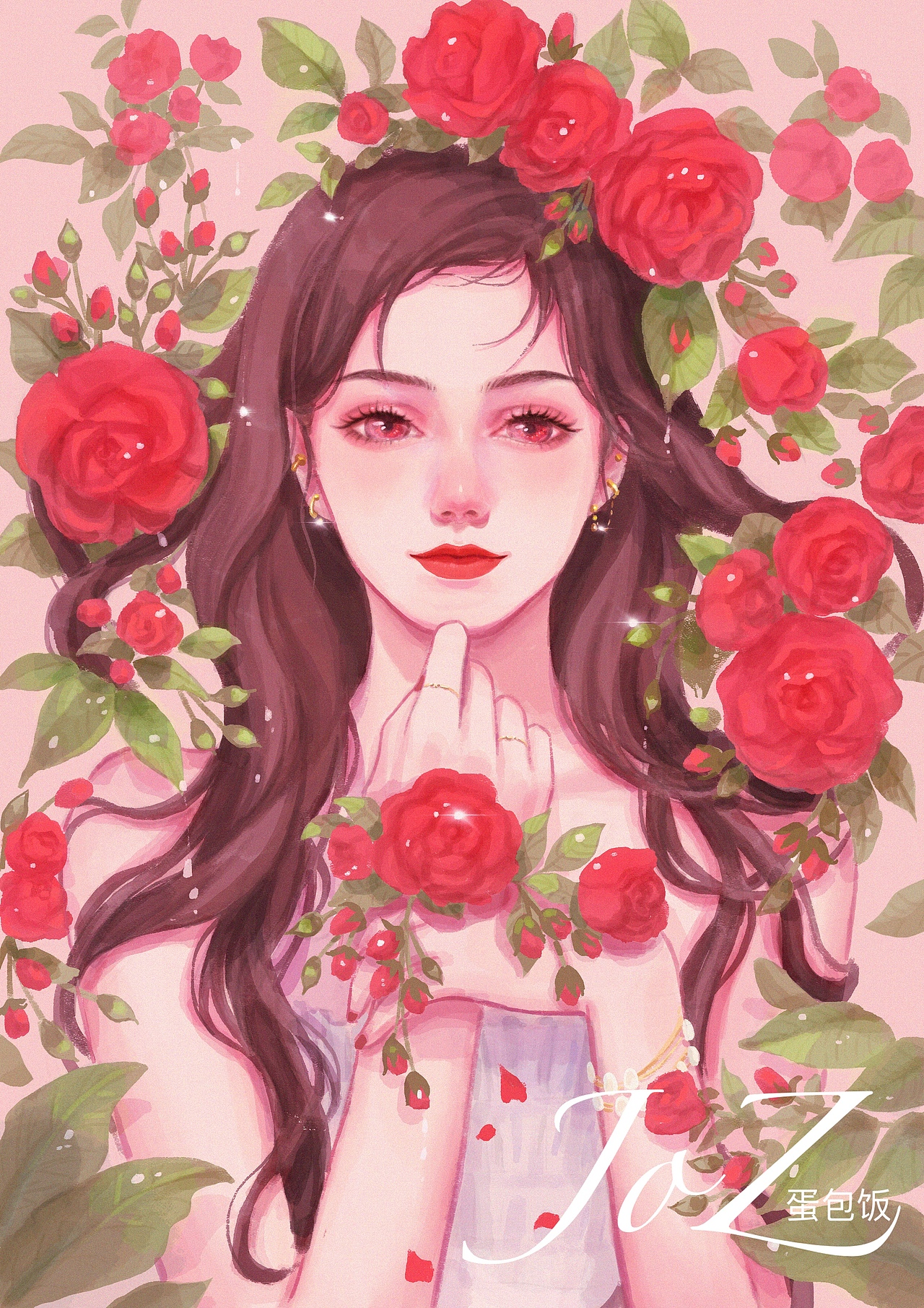 【花语】iPad原创插画系列第一弹！_蛋包饭JoZ-站酷ZCOOL