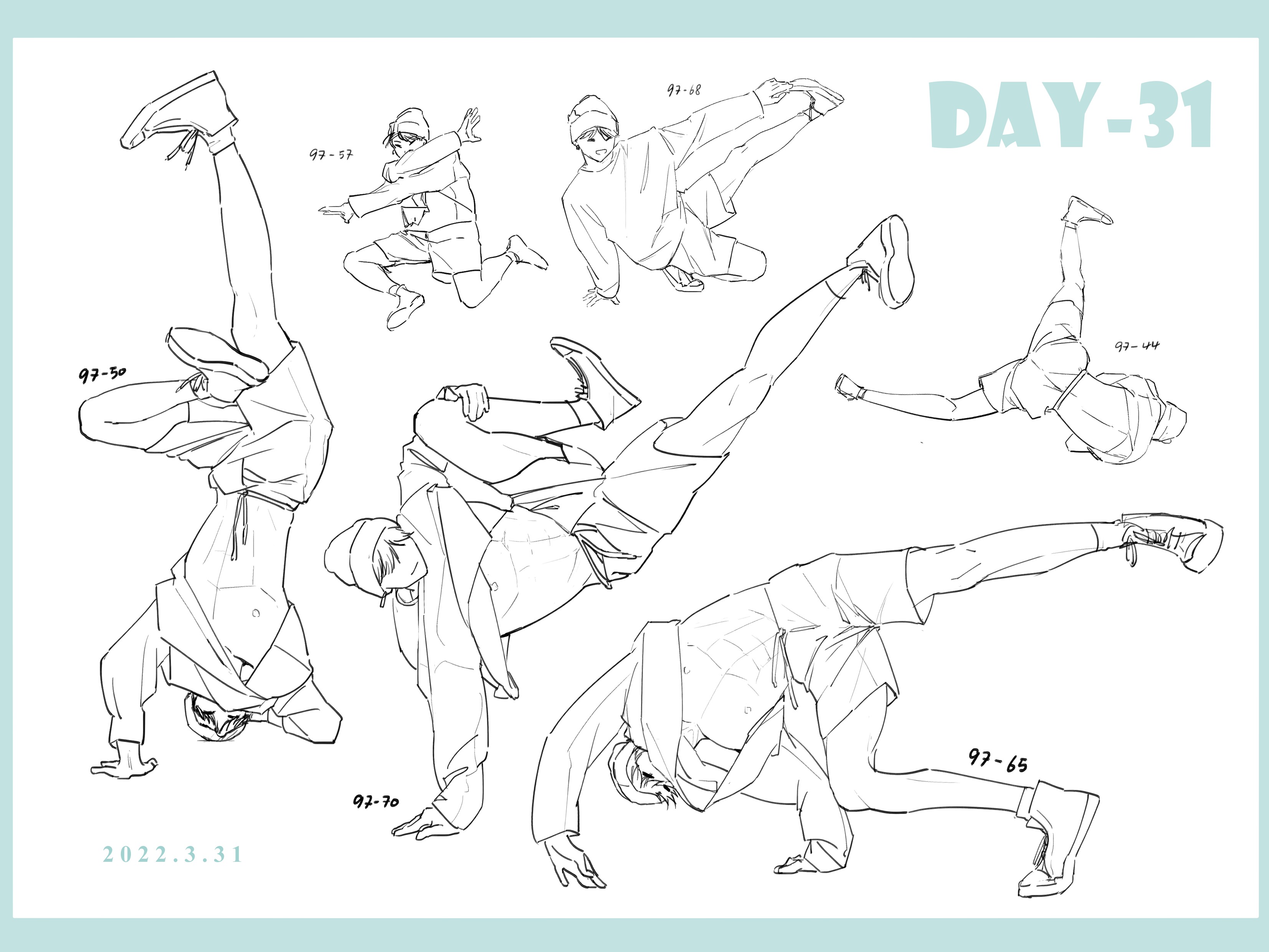 #速写60天挑战赛#DAY31@速写班长_寿司领带-站酷ZCOOL