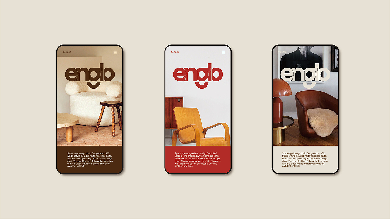 englo | 中古家具品牌设计_原文见设计-站酷ZCOOL