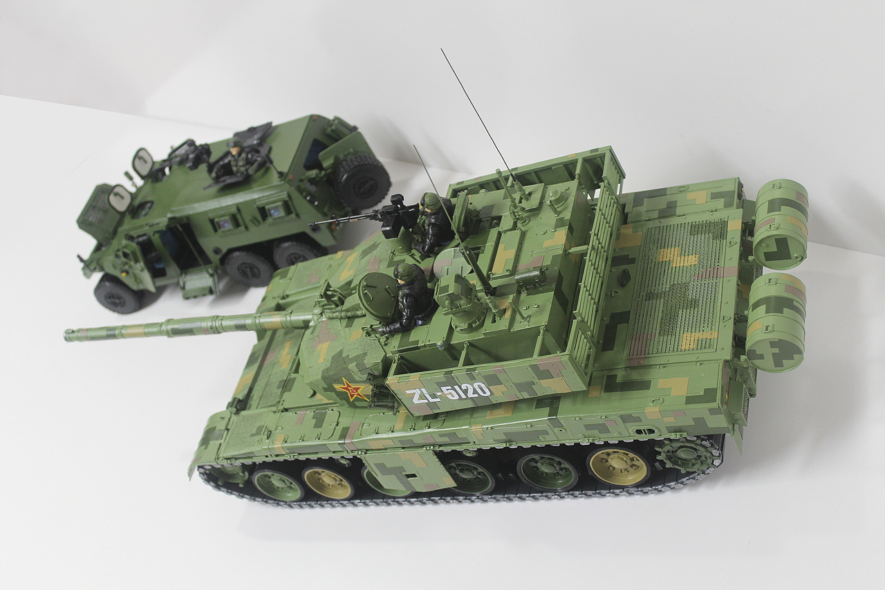 纸制手工99A2主战坦克模型_宏图装饰-站酷ZCOOL