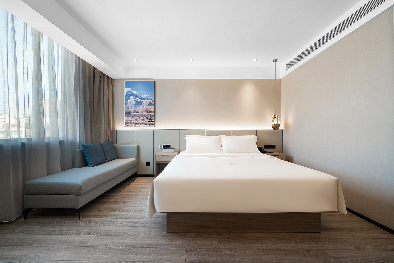 酒店摄影 | 自贡高新亚朵X酒店_成都泊光空间摄影-站酷ZCOOL