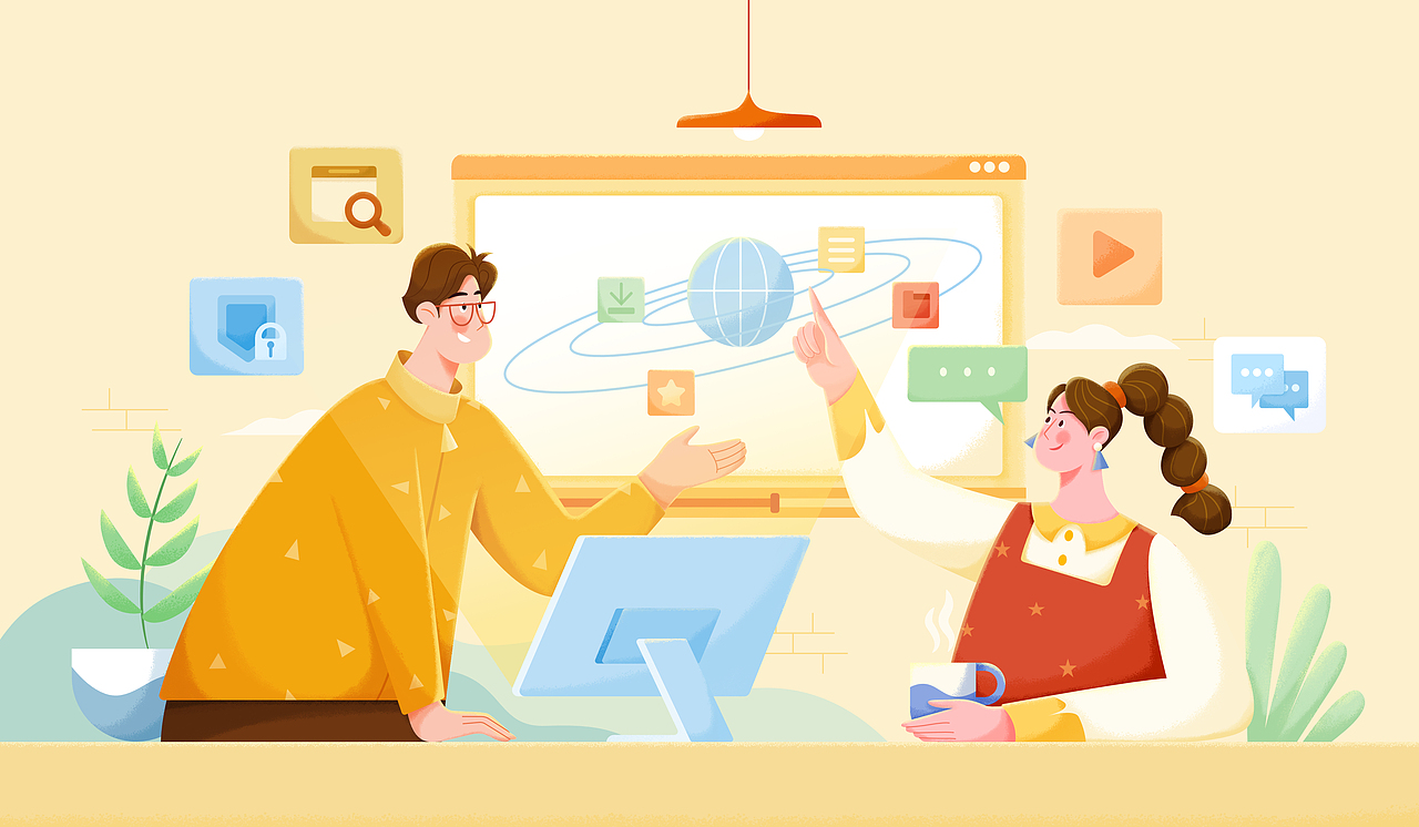 Wings Lernmedien封面插画（二）_由然工作室-站酷ZCOOL