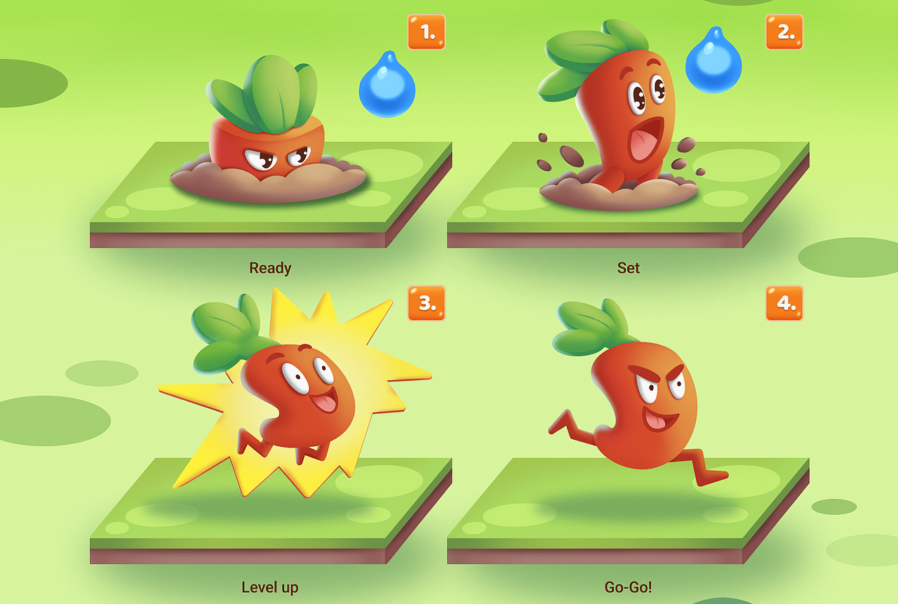 Vege runners. 游戏设计_Metaphorra-站酷ZCOOL