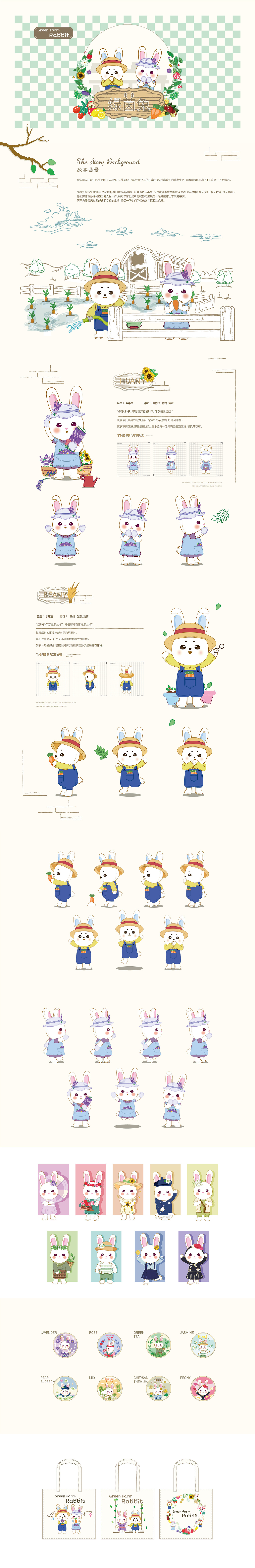 OB东方蓝原创IP | 绿茵兔 IP形象设计案例展示 _东方蓝文化-站酷ZCOOL