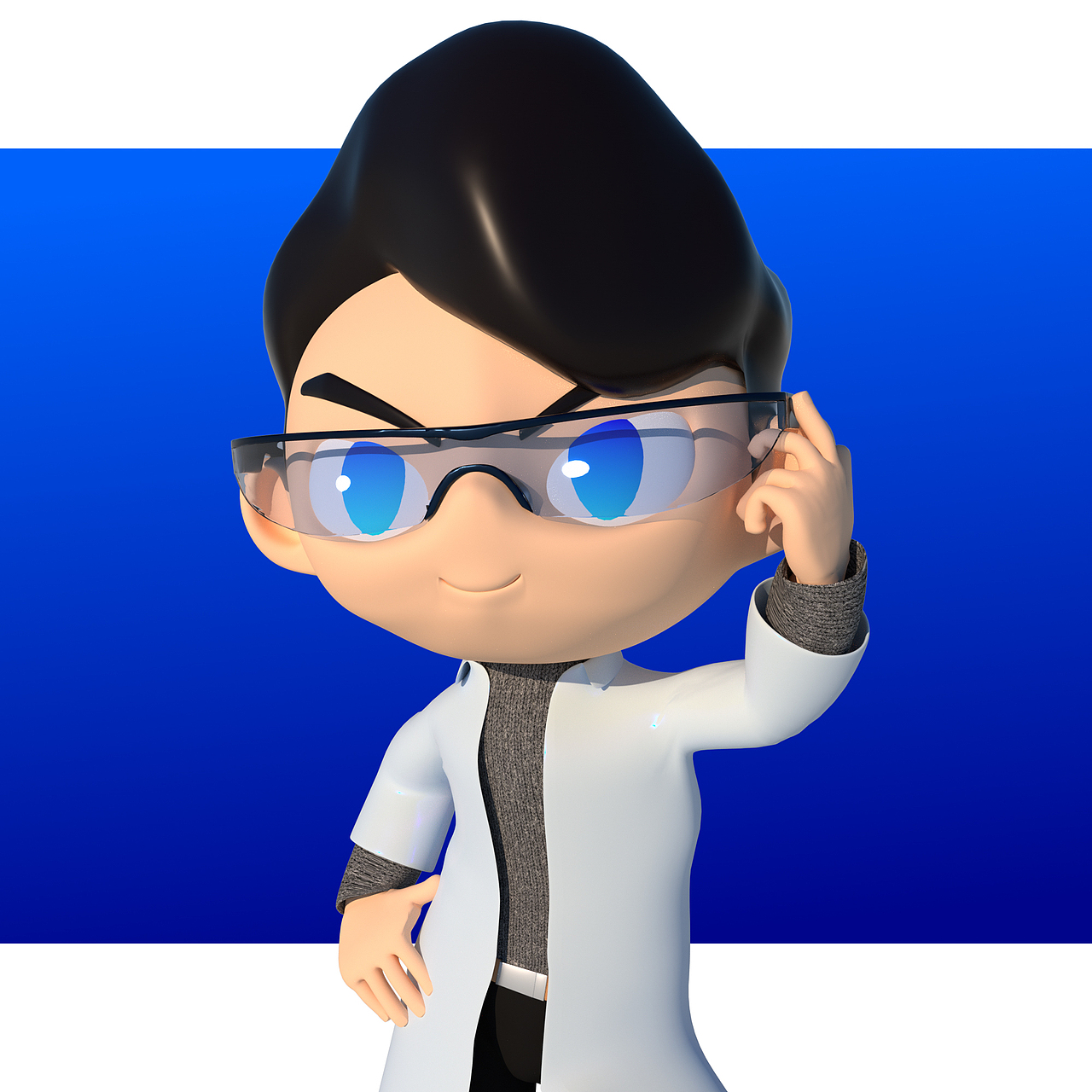 用C4D设计自己的IP形象，并附上自己学习的教程衔接~_NIANIA风浪太大咧-站酷ZCOOL