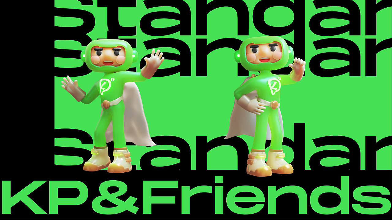 KP&Friends KP品牌IP形象设计 合集_夜猫的小鱼肝-站酷ZCOOL