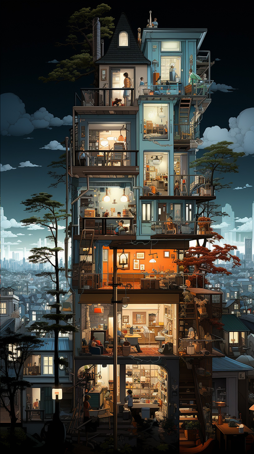 小城的夜_zakj121-站酷ZCOOL