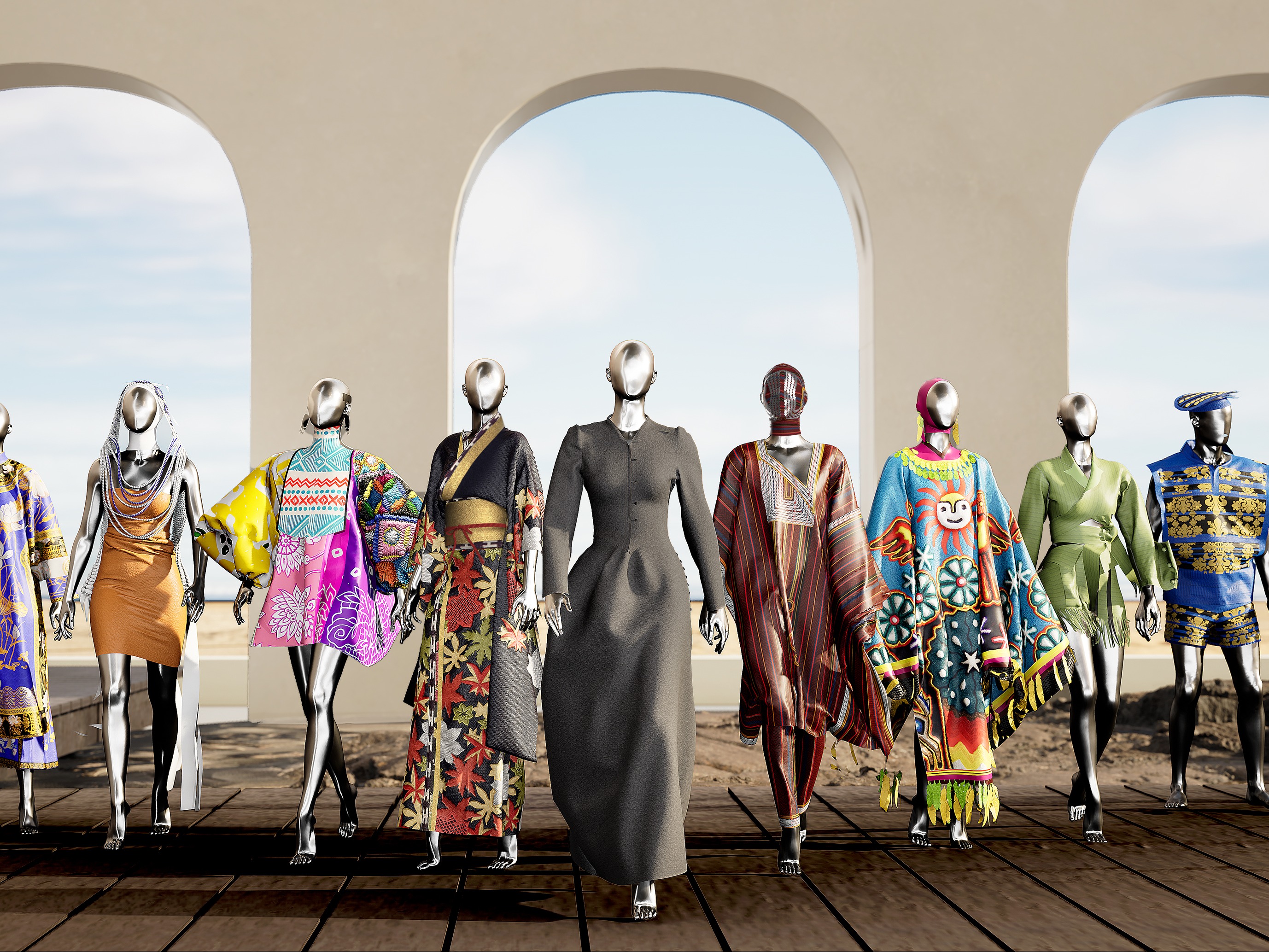 伦敦 Metaverse Fashion Week x altr 数字高定_altr_数字高定-站酷ZCOOL