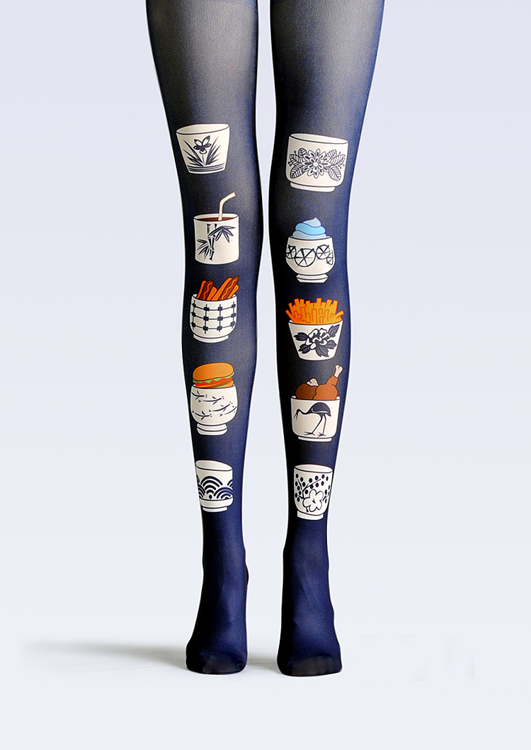 viken plan创意丝袜，坚持不让美腿留白_断尾三文鱼-站酷ZCOOL