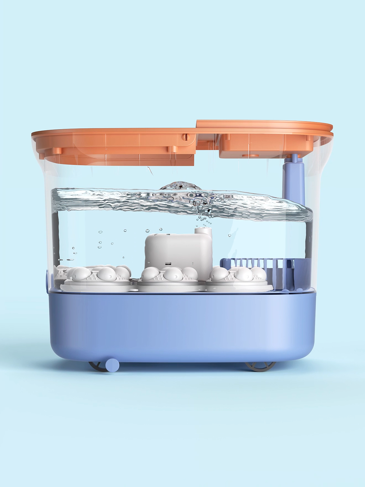 足浴盆C4D视频动画渲染_Answer_hao-站酷ZCOOL