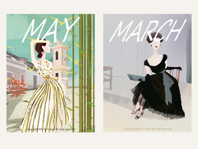 插画练习_Cosen芄-站酷ZCOOL