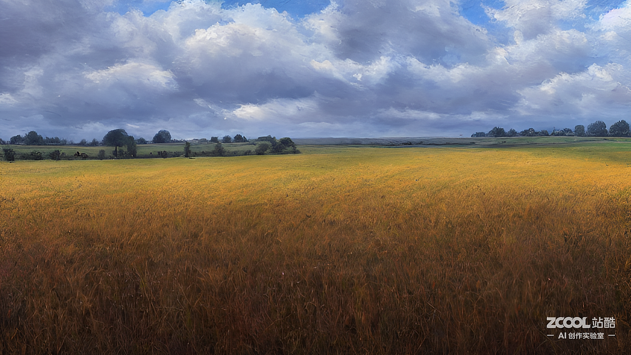 #AI创作实验室# 乡间田野_设计学徒_JERRY-站酷ZCOOL