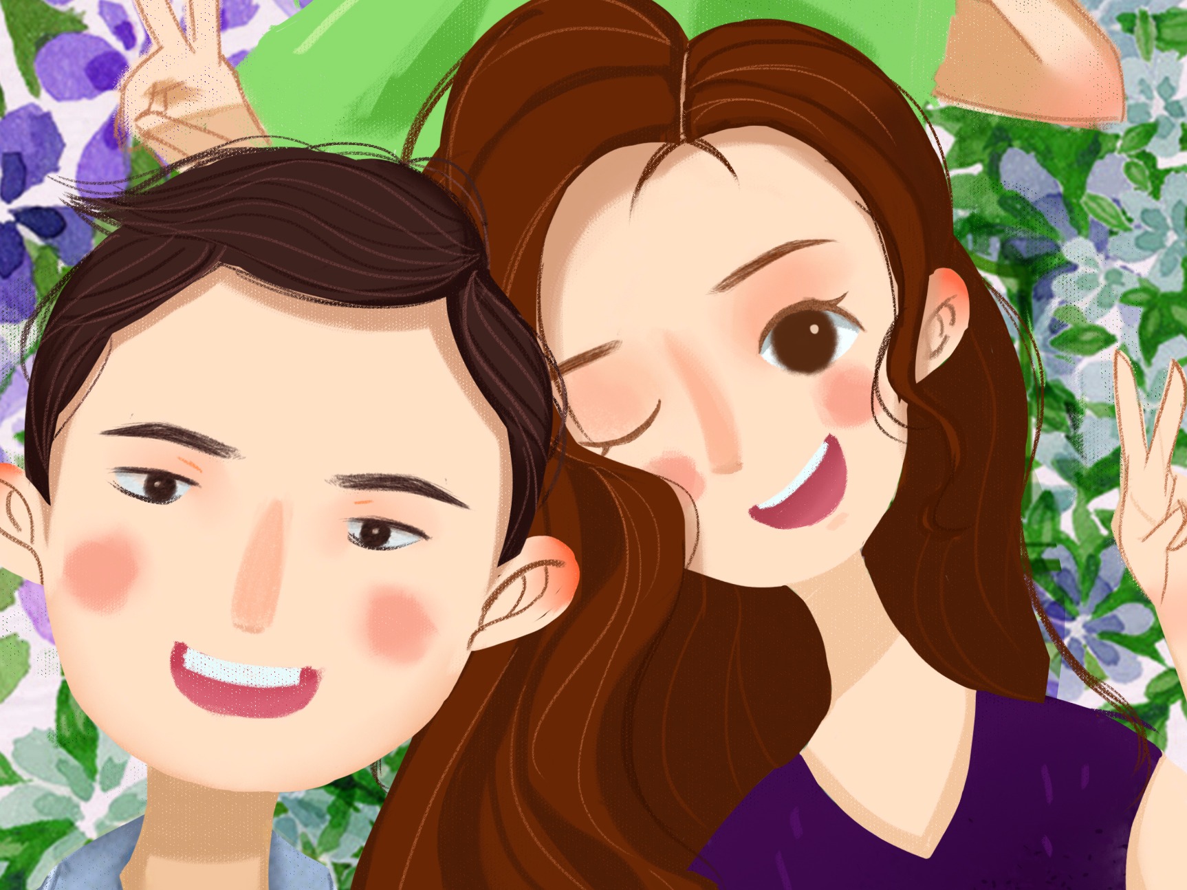 之前帮同事画的头像_WIWI茴氤-站酷ZCOOL