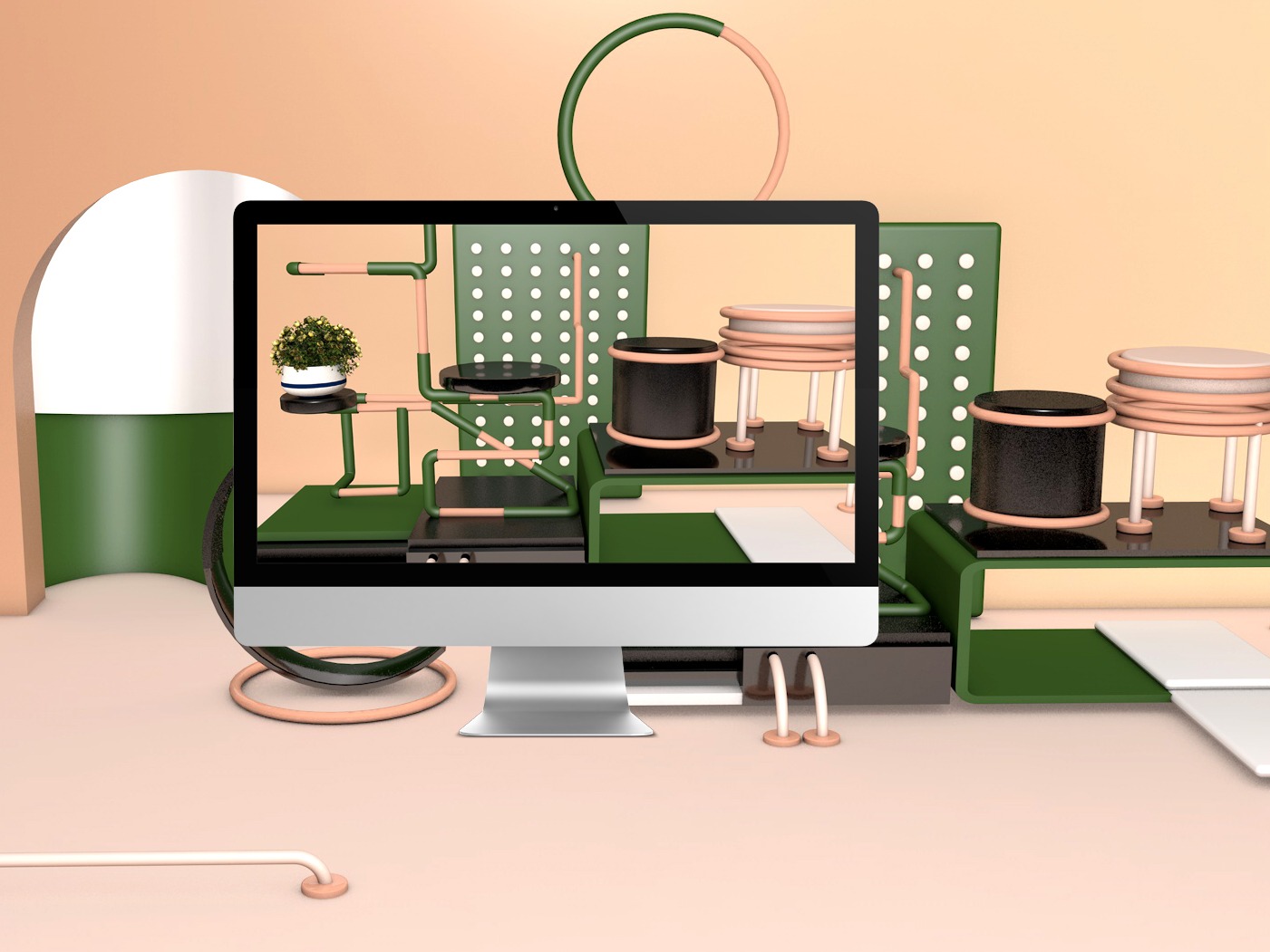 房间_C4D_彡彡123-站酷ZCOOL