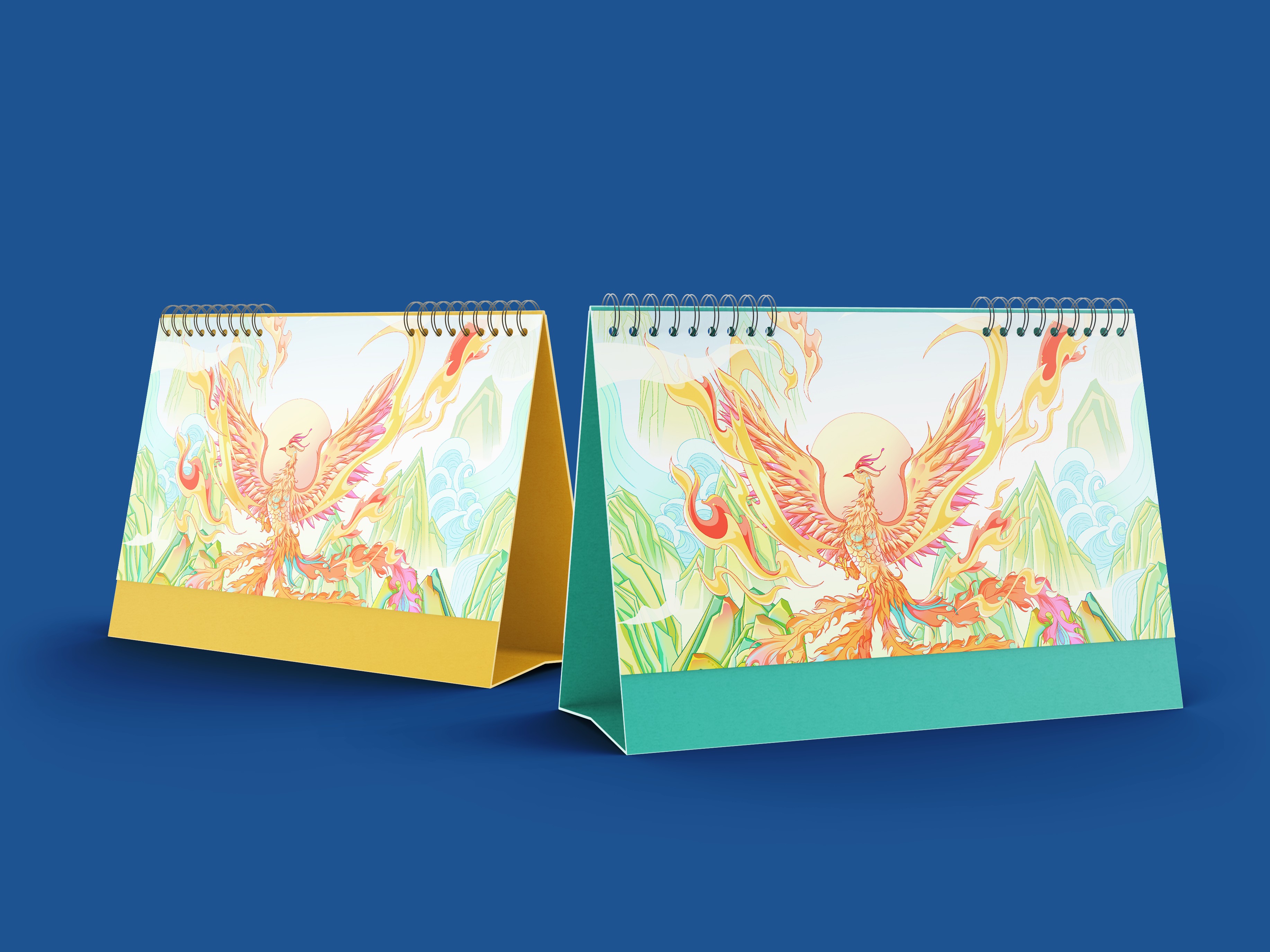 国风插画凤凰涅槃_三秋秋-站酷ZCOOL