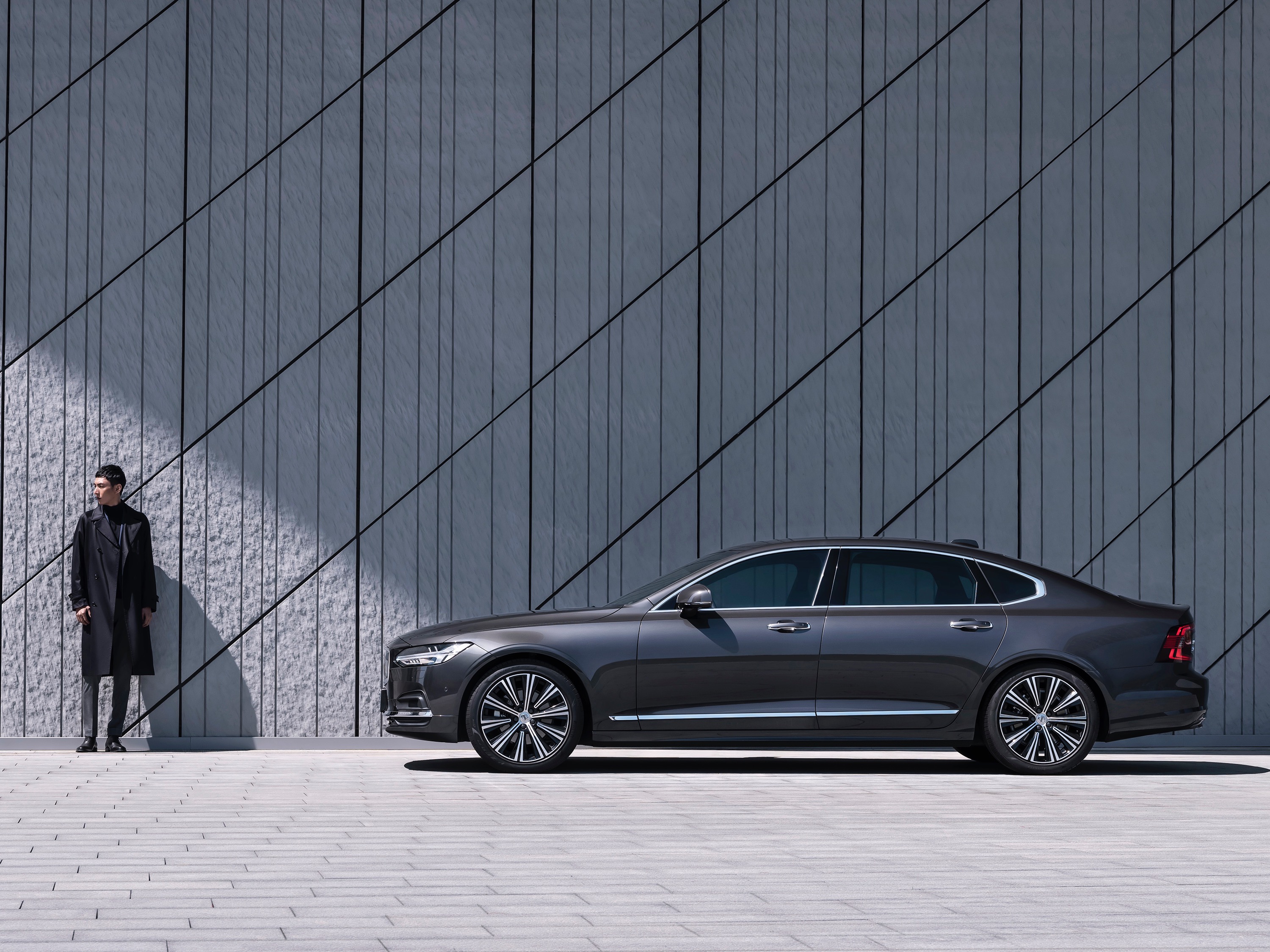 汽车修图——沃尔沃s90_汽车修图师靳丽娜-站酷ZCOOL