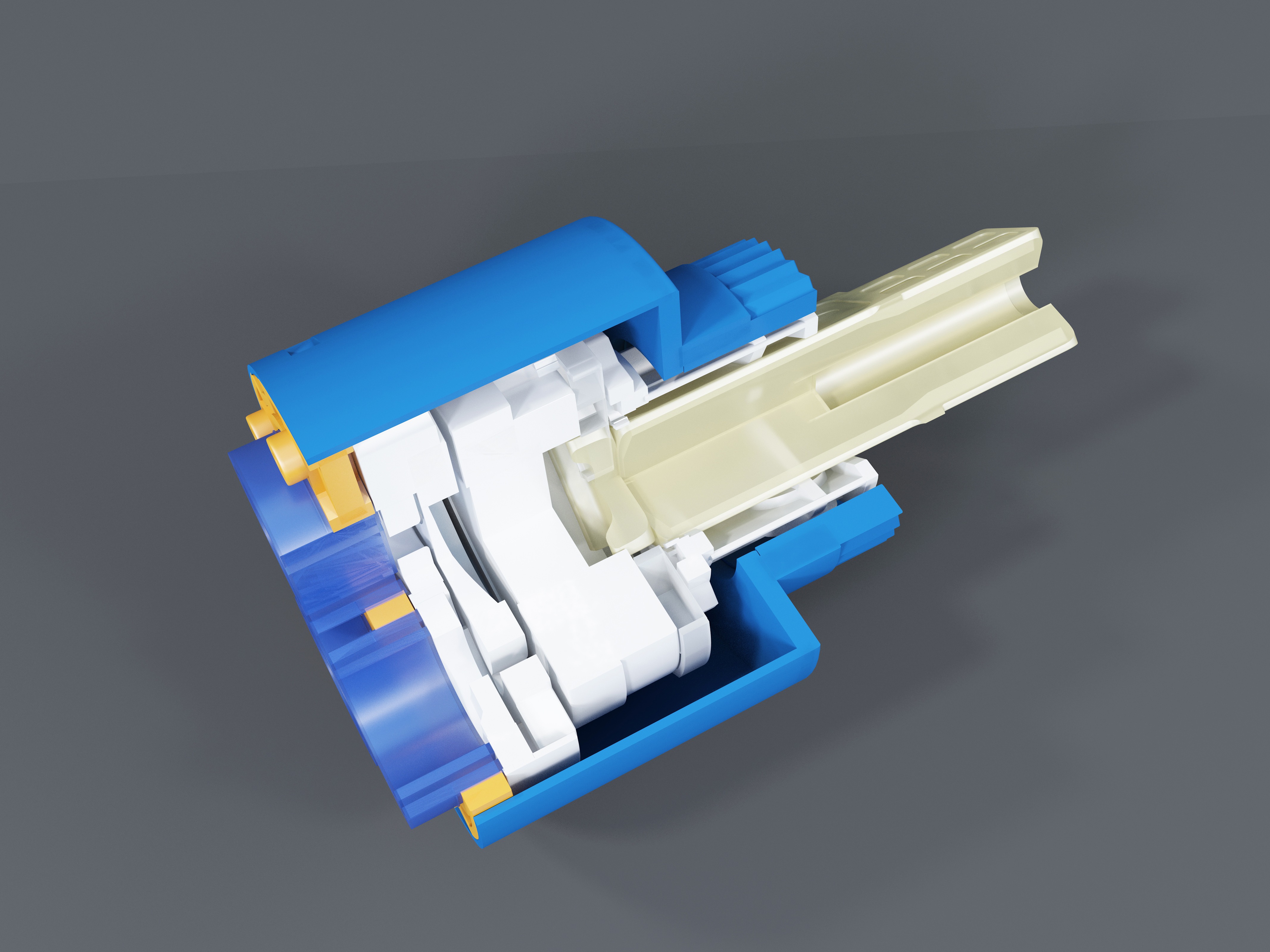 产品爆炸图 Exploded Views switch Water tap_caienji-站酷ZCOOL