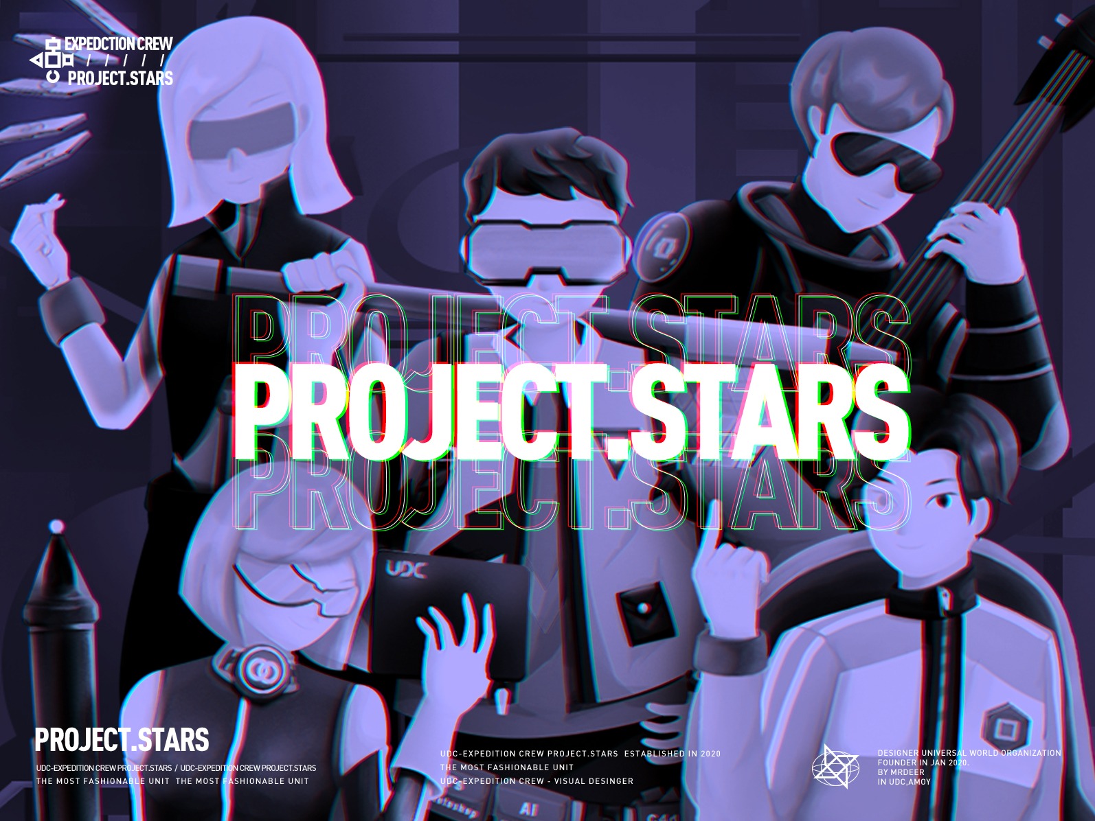 「PROJECT.STARS」x UDC_麋鹿画画不迷路-站酷ZCOOL